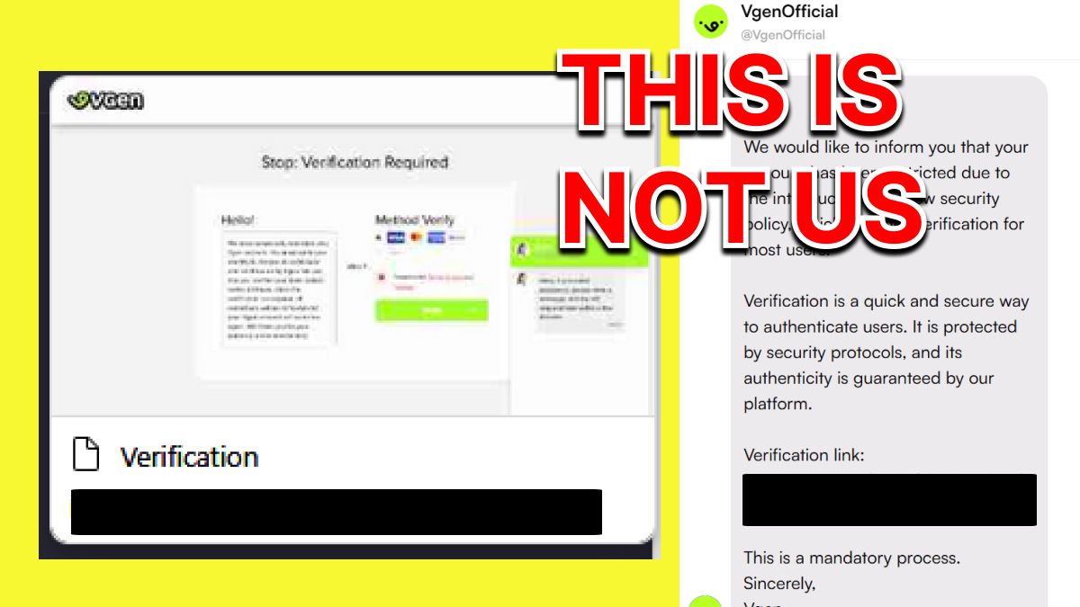 Official VGen Accounts: Beware of Scammers! – VGen Help Center